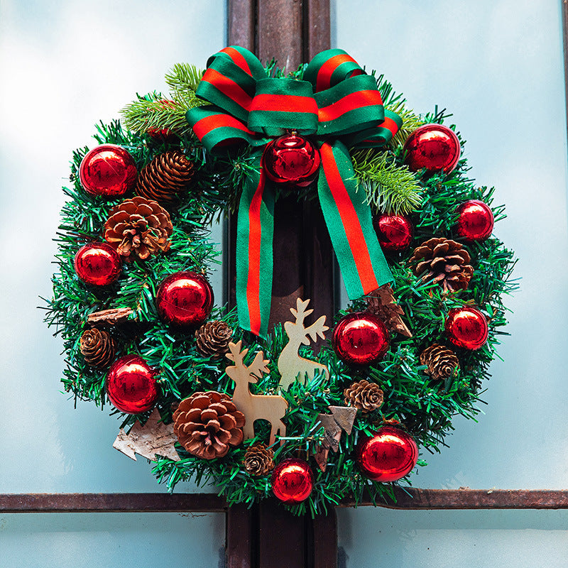 Christmas Reindeer Wreath Hanging Decoration– JOYINBOX