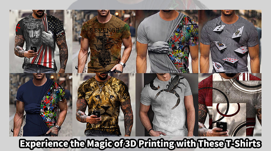 Experience the Magic of 3D Printing with These T-Shirts– JOYINBOX