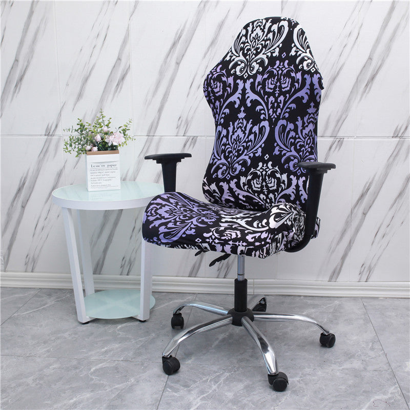 High Back Stretch Computer Chair Covers Stretch Computer Office Chair ...