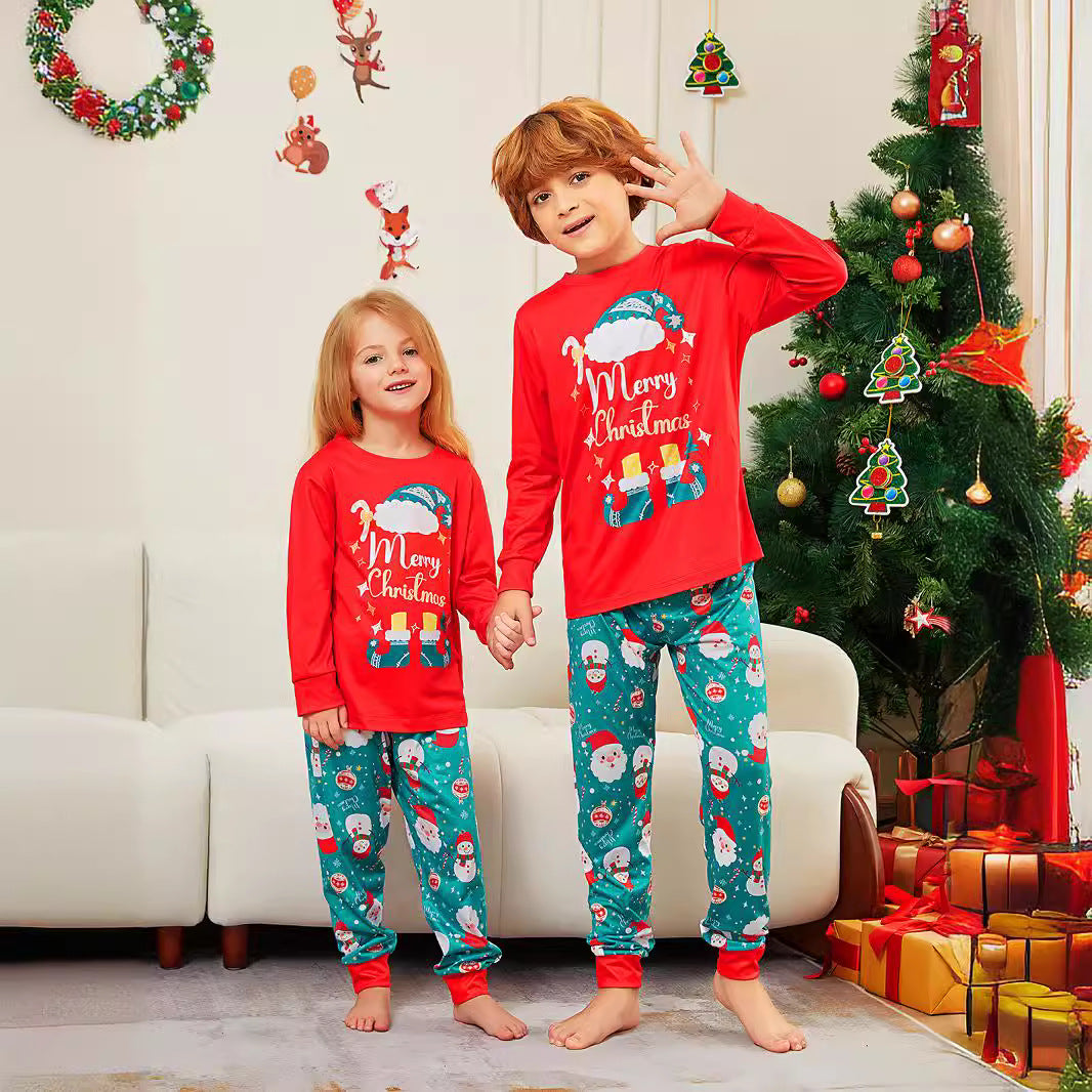 Family Parent-Child Christmas Shoes Santa Claus Pajamas Set– JOYINBOX