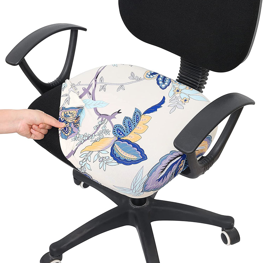 Office Chair Cover Computer Desk Chair Covers Stretchable Anti-Dust ...