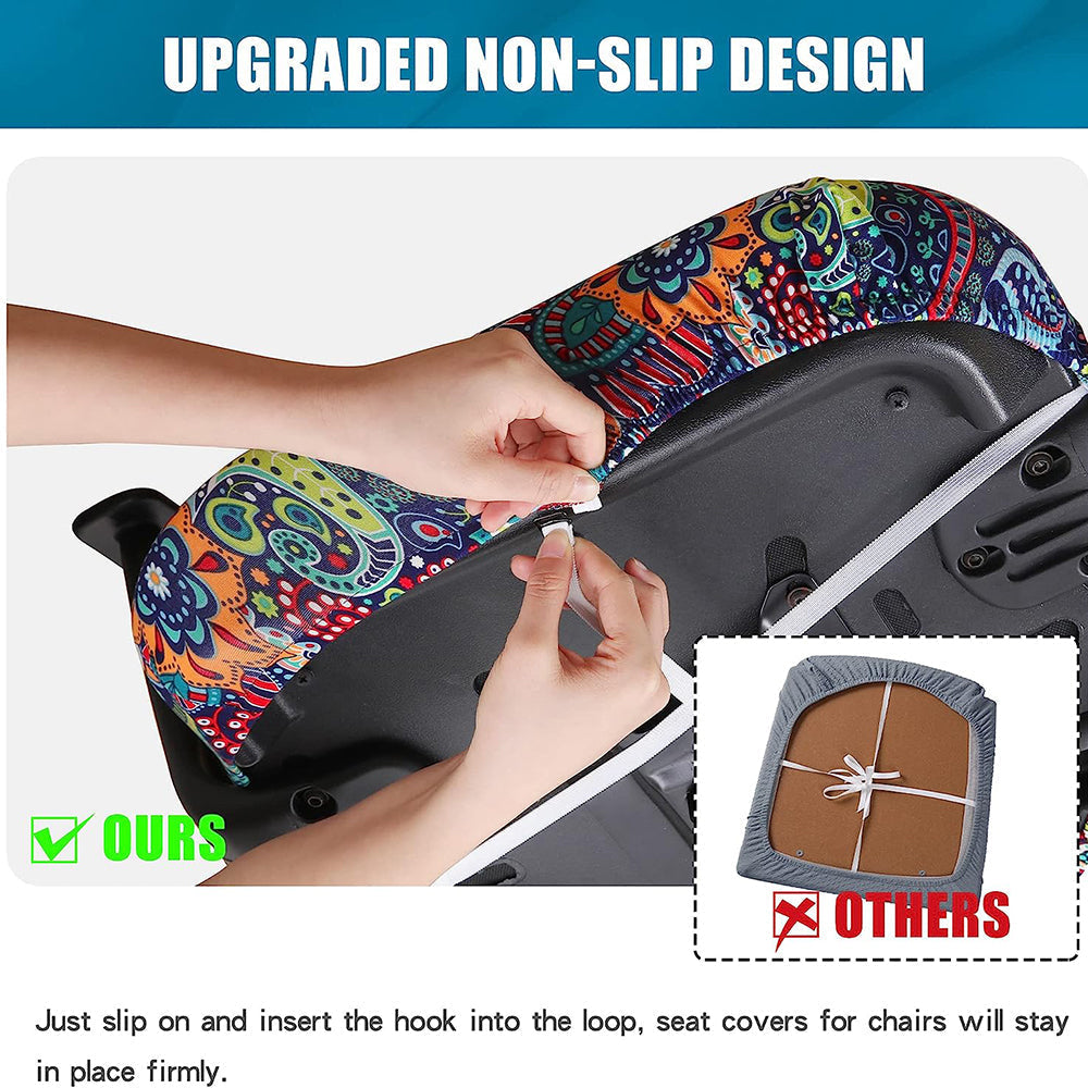 Office Chair Cover Computer Desk Chair Covers Stretchable Anti-Dust ...