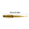 10 Pcs/Bag Pin Tail Floating Soft Worms Reverse Thread Design with Den ...
