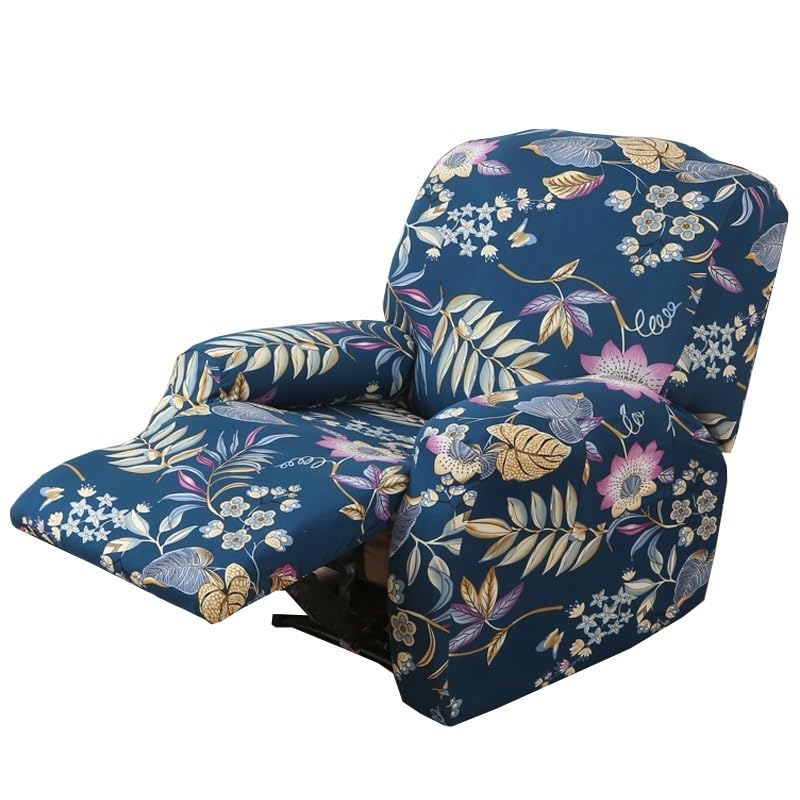 Stretch Printing Recliner Cover Sofa Slipcovers with Pockets– JOYINBOX