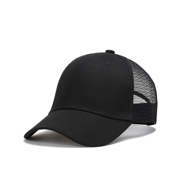Adjustable Mesh Unisex Baseball Cap Mesh Back Baseball Sun Hat Mesh ...