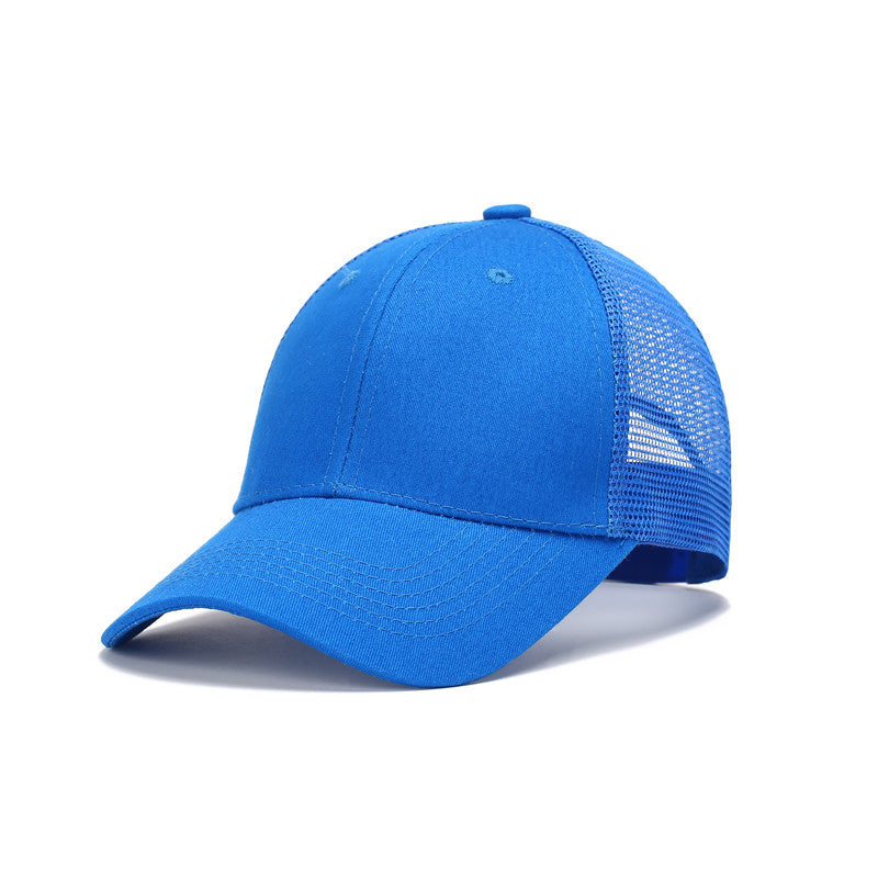 Adjustable Mesh Unisex Baseball Cap Mesh Back Baseball Sun Hat Mesh ...